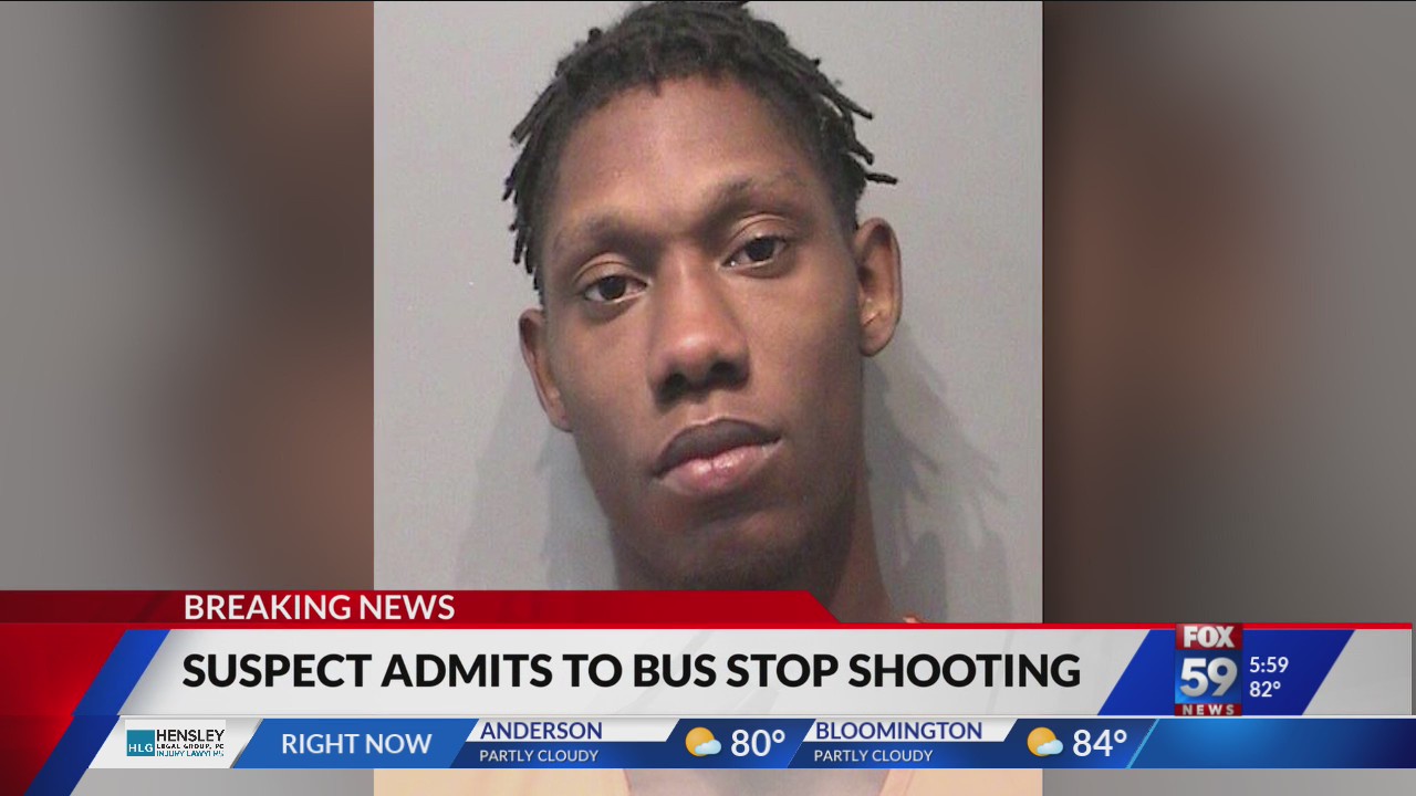 Suspect admits to bus stop shooting – Fox 59