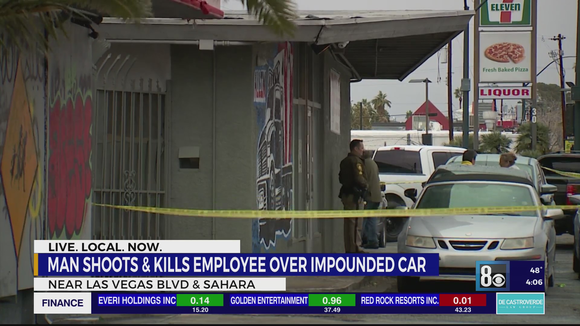 Las Vegas Police Man Shoots Employee Over Impounded Car Klas