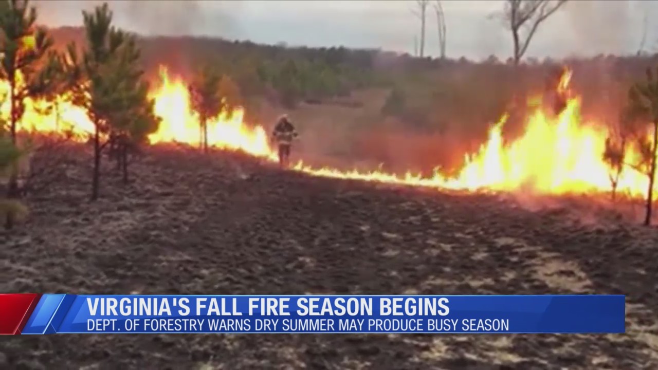Virginia’s fall fire season begins – WFXRtv