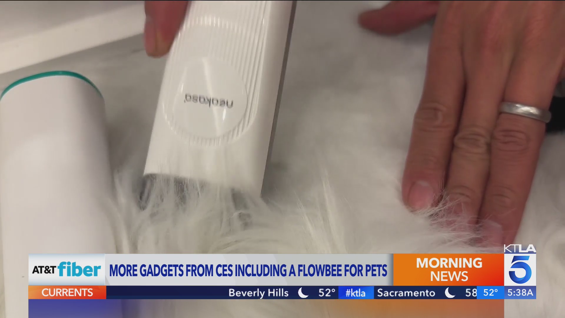 People love this Flowbee style pet groomer that captures hair – KTLA