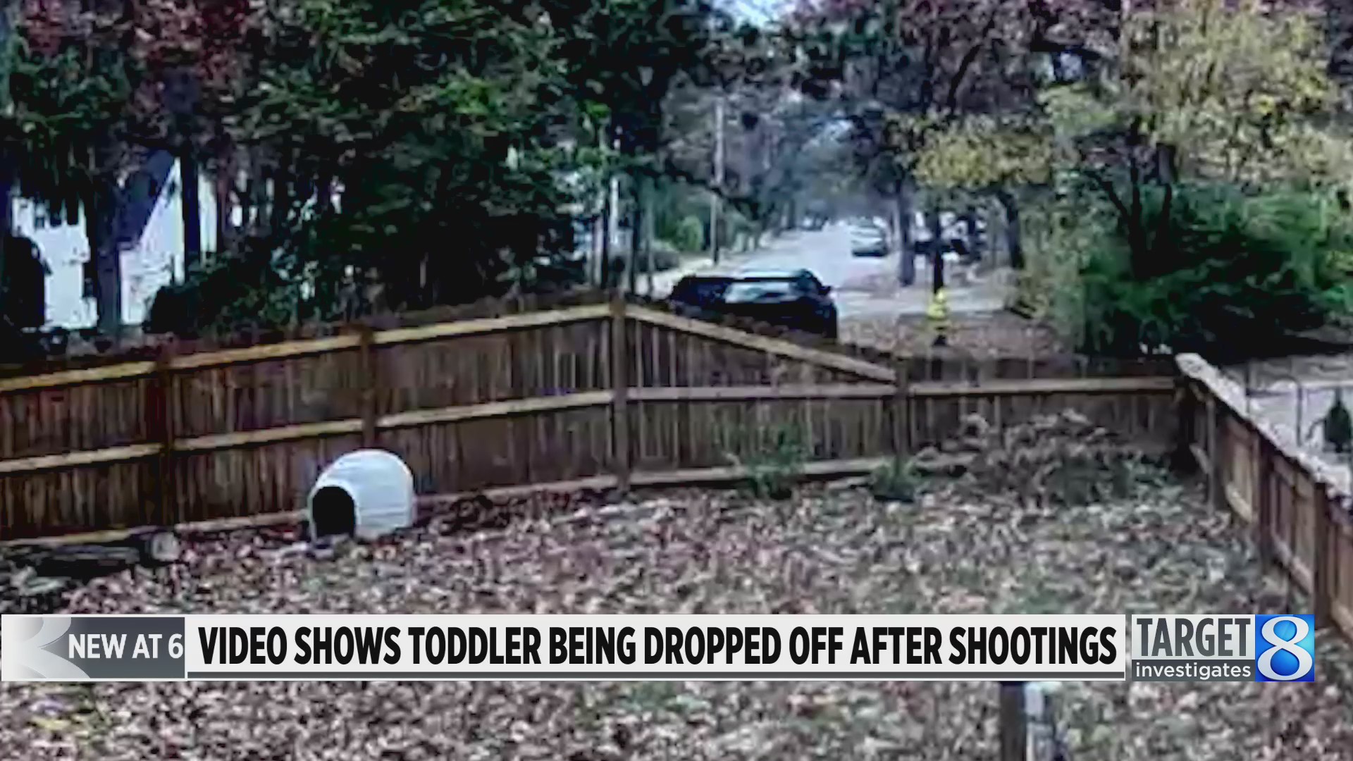 Video shows toddler being dropped off after Burton Heights shootings – WFLA