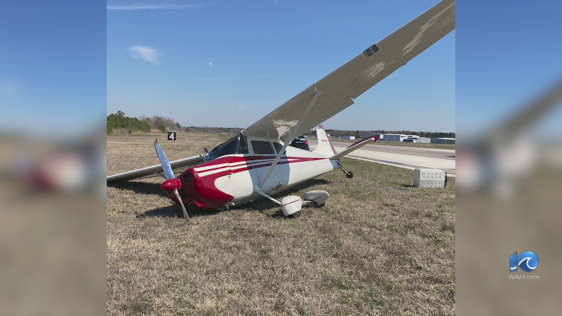 Plane goes off runway after hard landing at Hampton Roads Executive ...