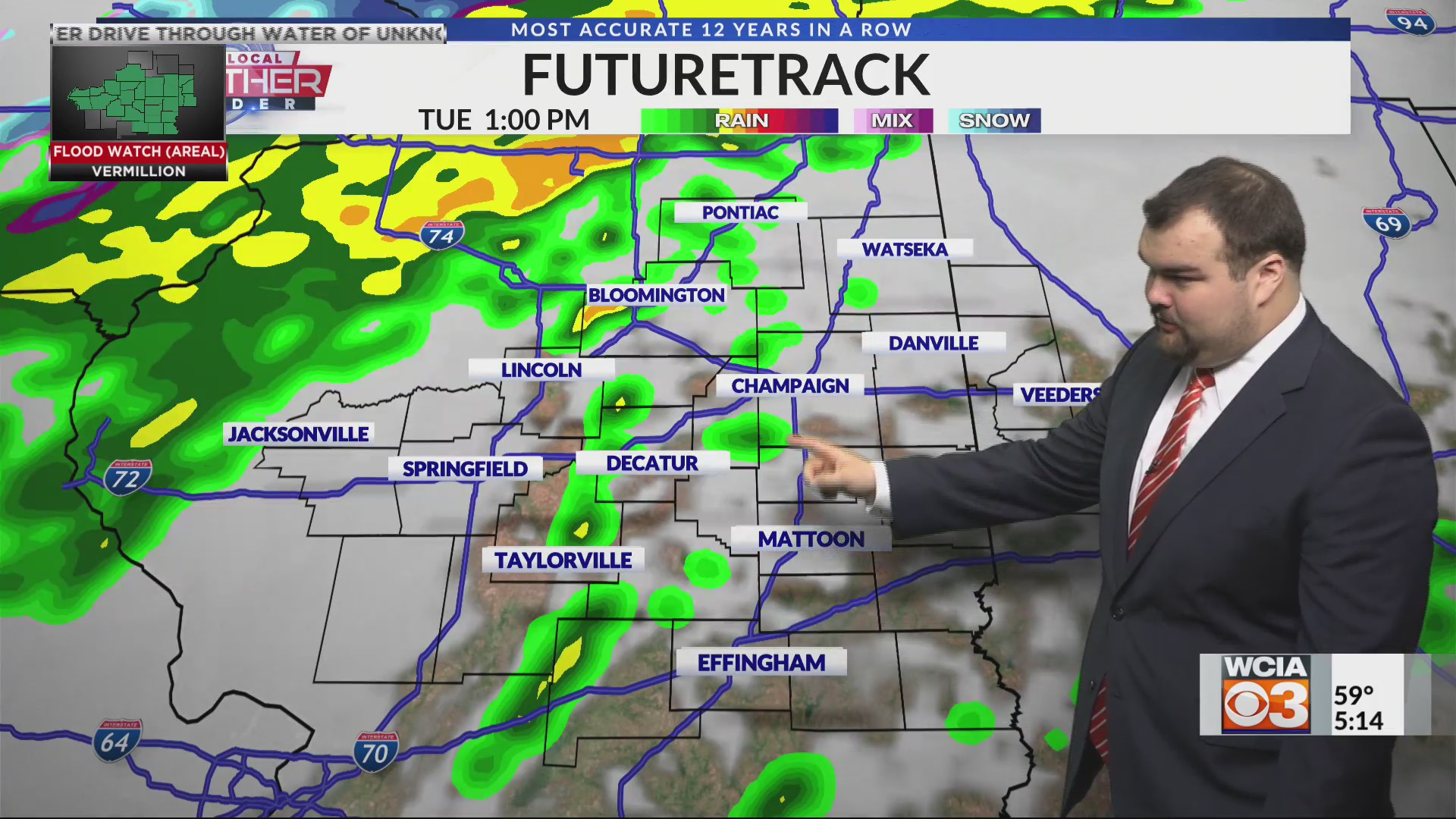 Weather Now: More Severe Storms Possible Today – WCIA.com