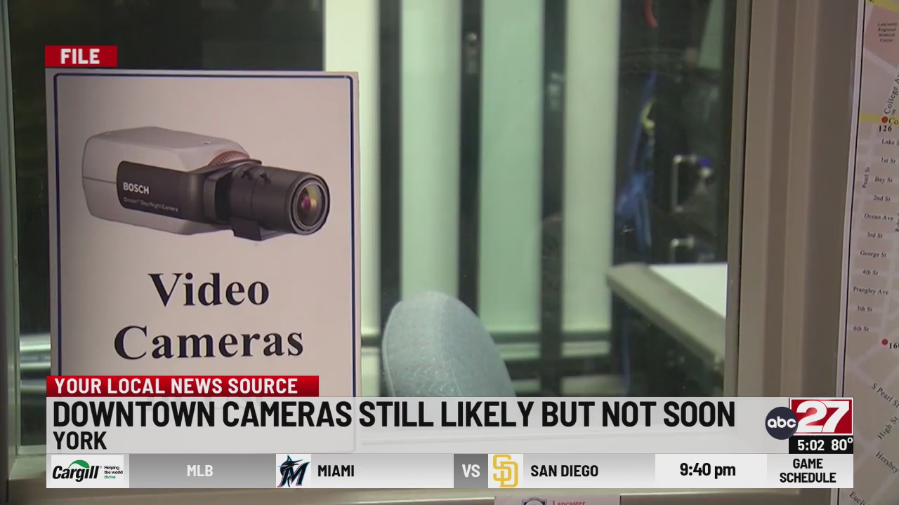 Downtown video cameras still likely coming but not soon for York – ABC27