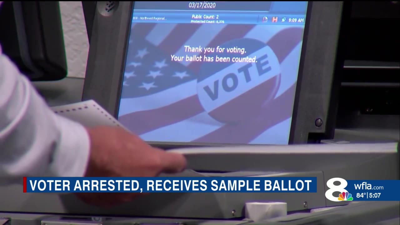 Florida woman arrested in voter fraud crackdown mailed sample ballot ...