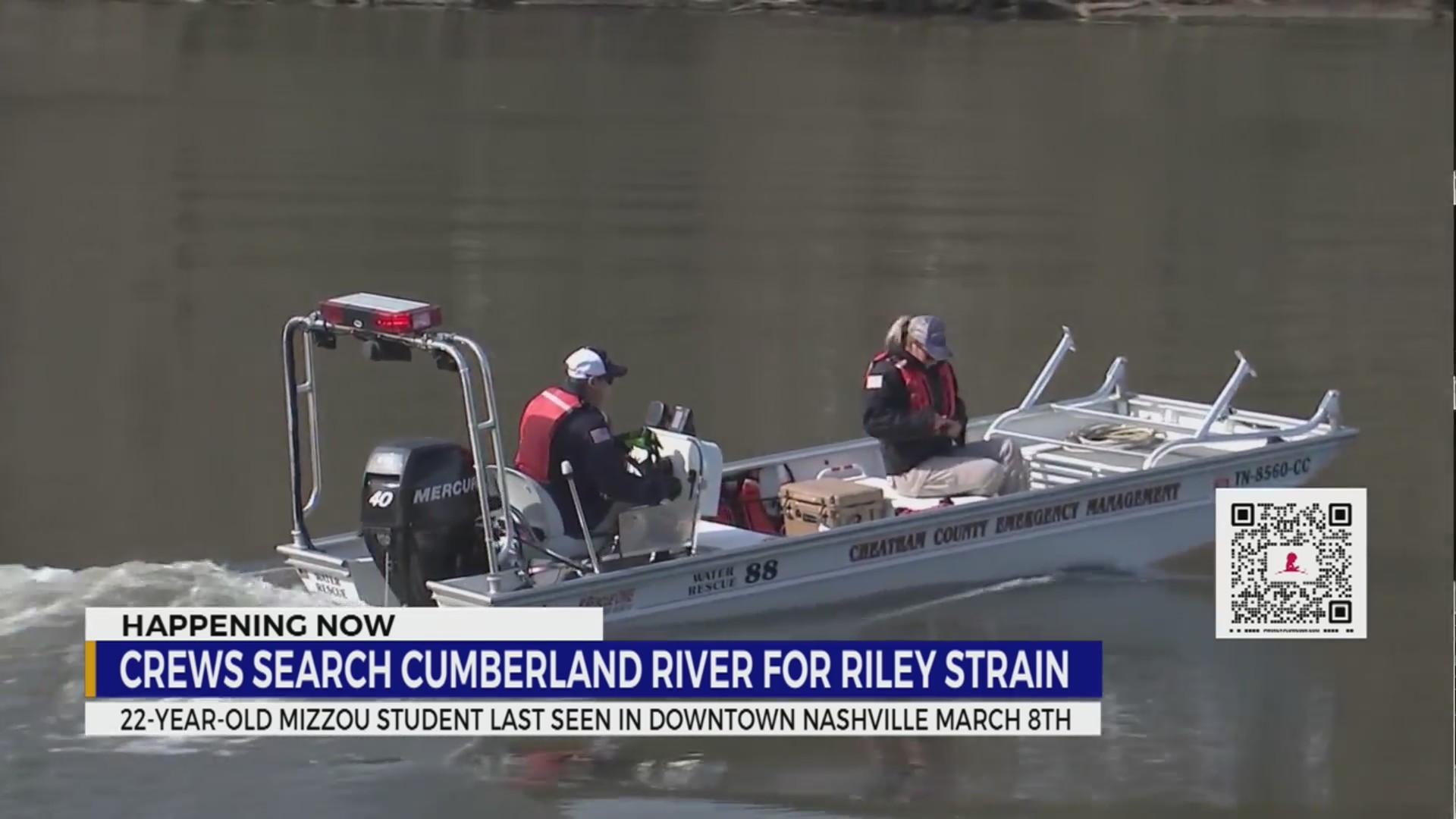 Crews search Cumberland River for missing Missouri student Riley Strain ...