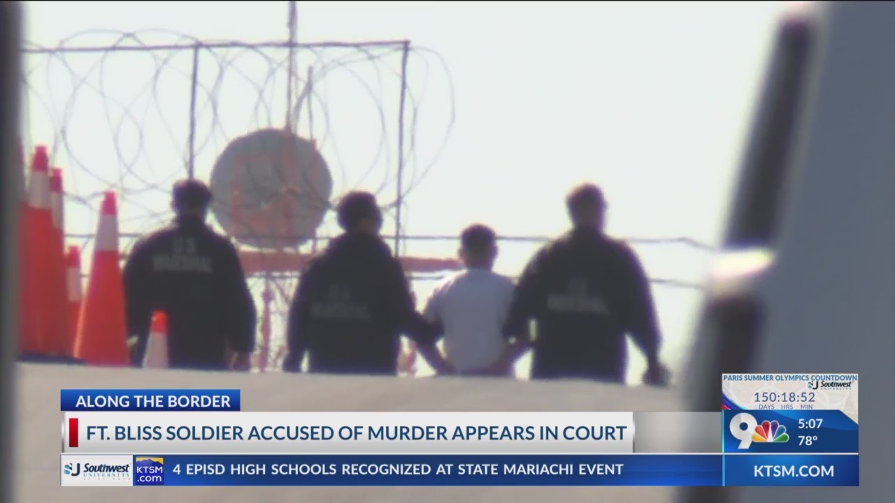 Fort Bliss soldier accused of murder appears in court – KTSM 9 News