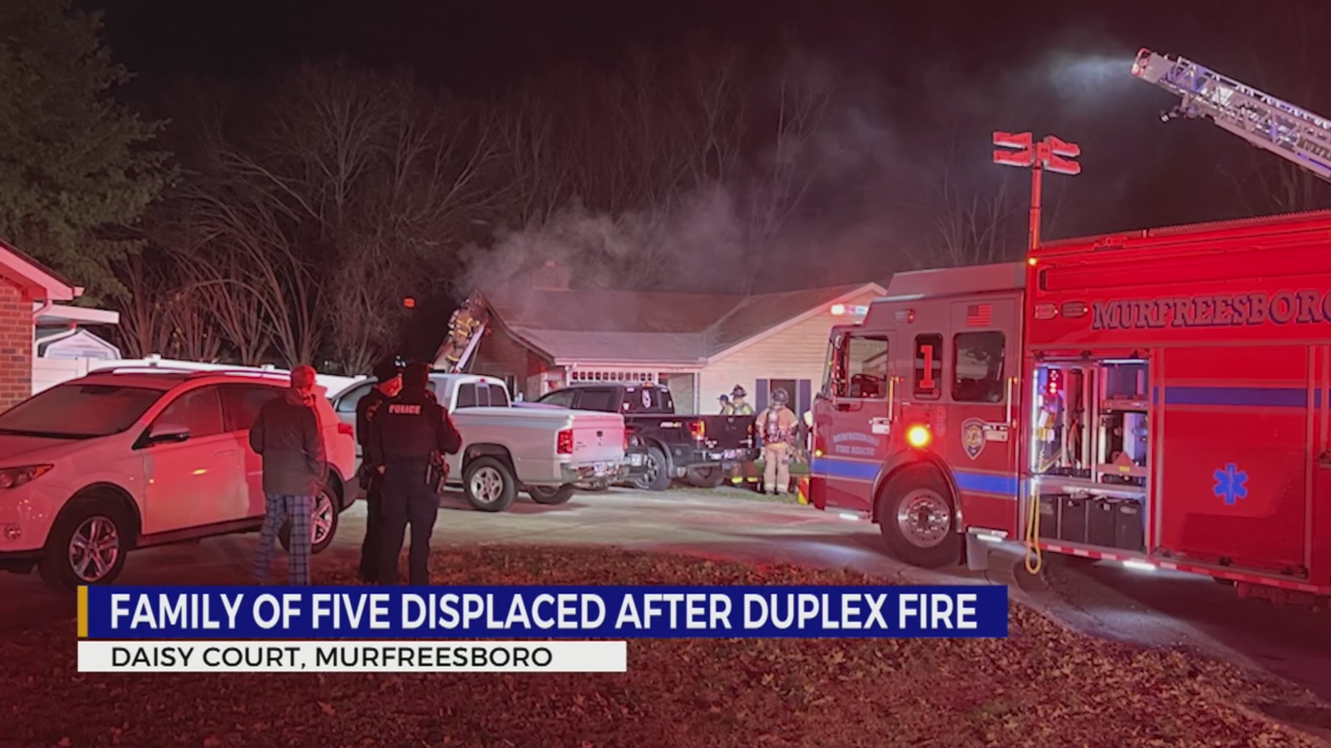 Family of 5 displaced after duplex fire in Murfreesboro – WKRN News 2