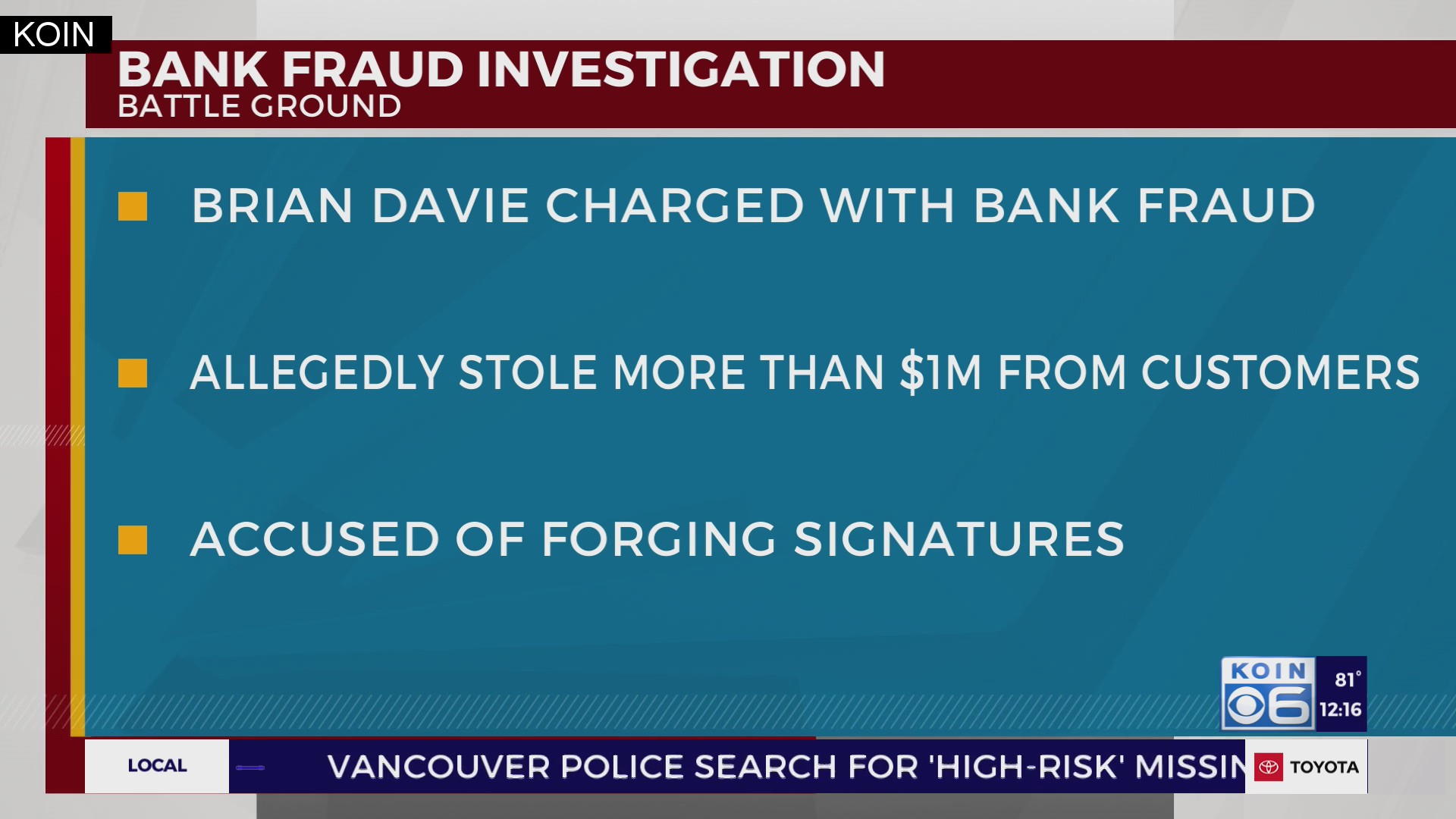 Former bank manager accused of stealing $1M+ from elderly customers ...
