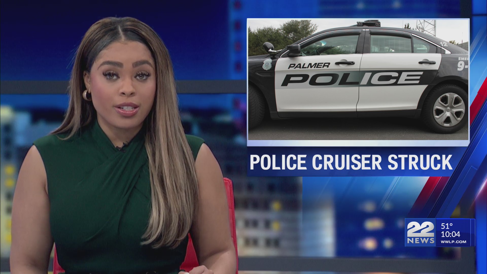 Speeding driver crashes into police cruiser during traffic stop in ...