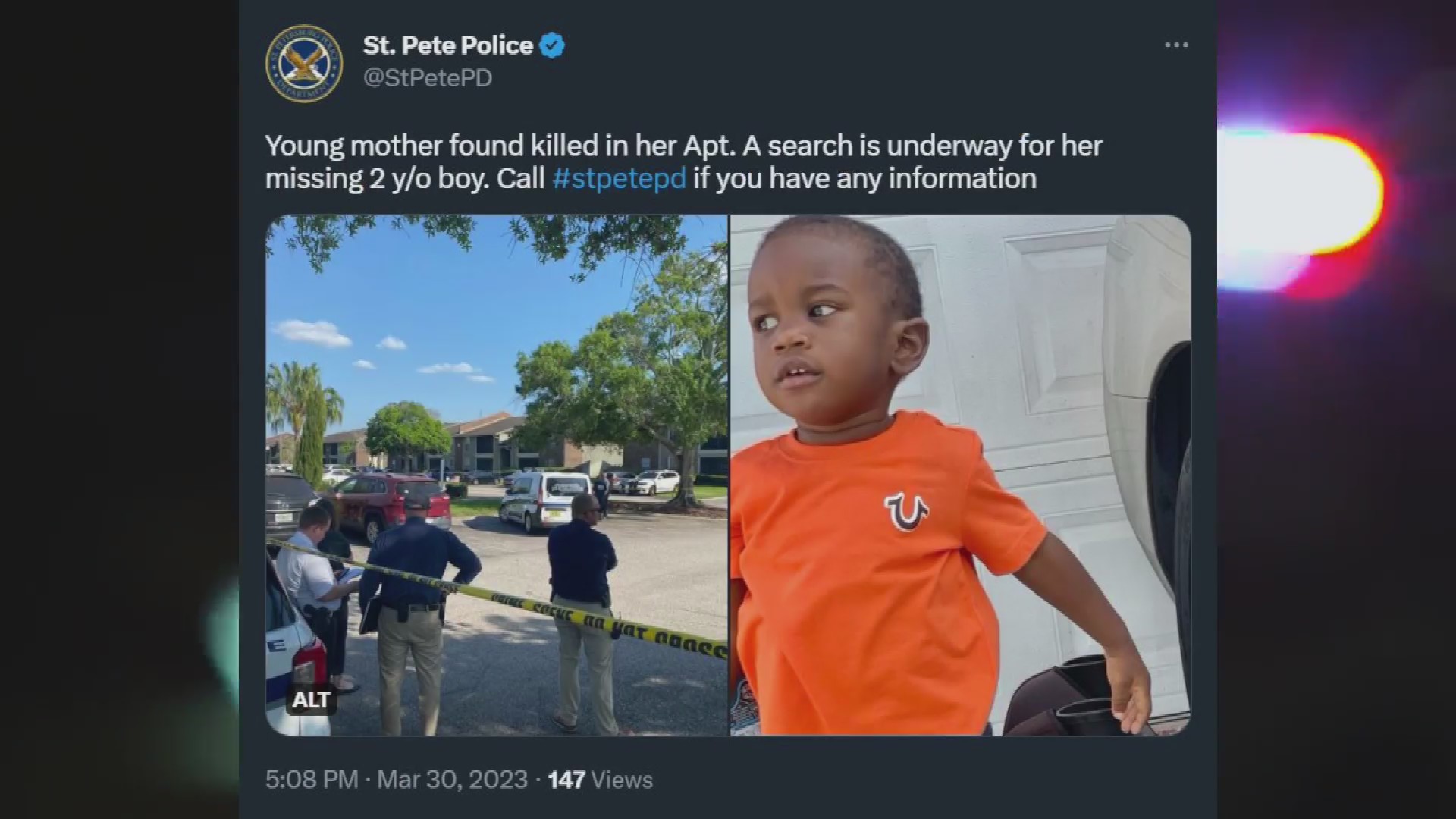 Police: 2-year-old murdered, found in mouth of alligator after mother ...