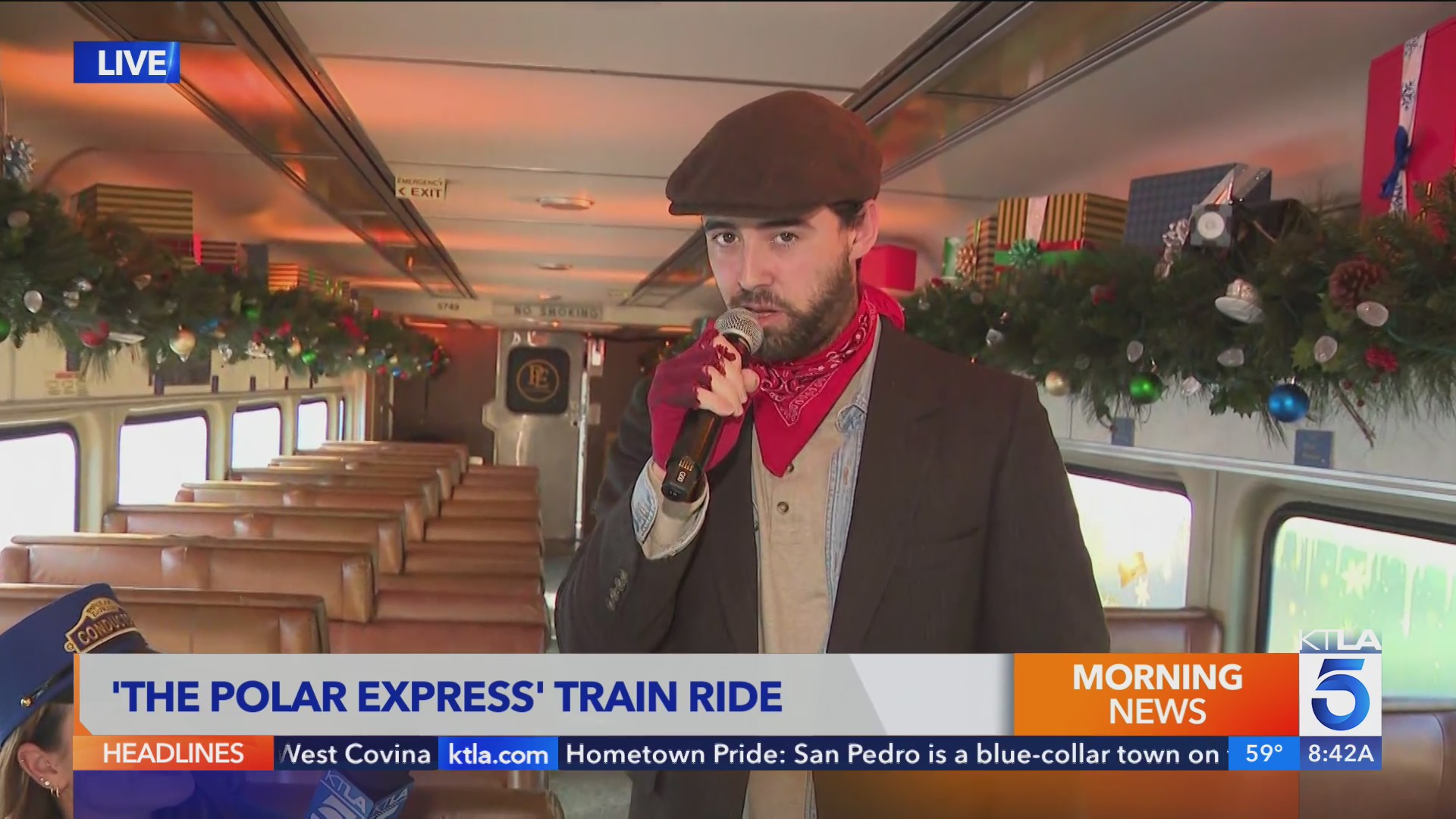 The Polar Express Train Ride preview – KTLA