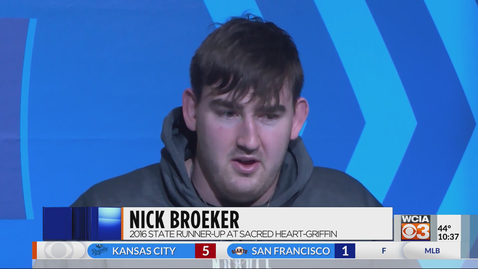 Former SHG lineman Nick Broeker works out at NFL Combine – WCIA.com