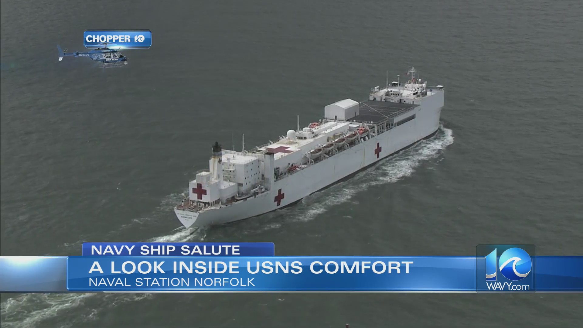 Navy Ship Salute: USNS Comfort – WAVY.com