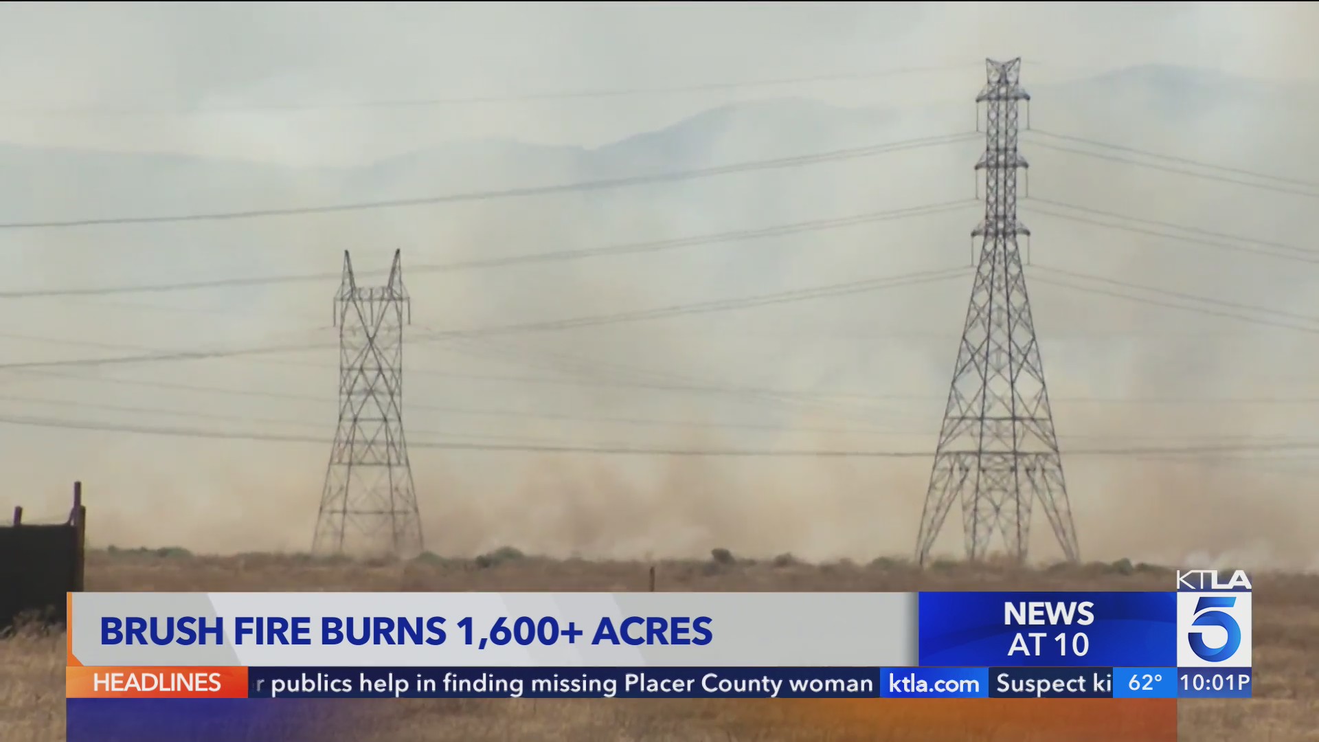 Firefighters halt progress of Danny Fire in Antelope Valley – KTLA