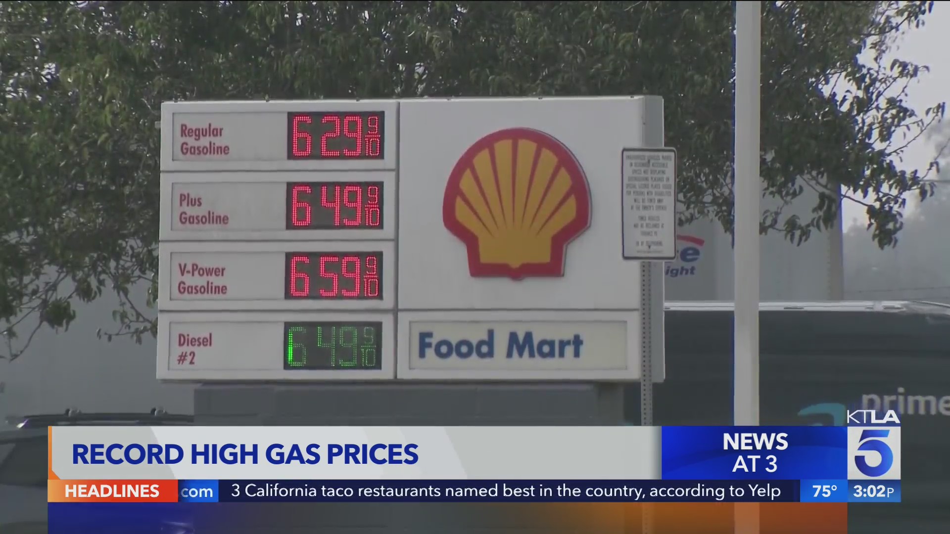 Gas prices hit record highs in L.A. Orange and Riverside counties – KTLA
