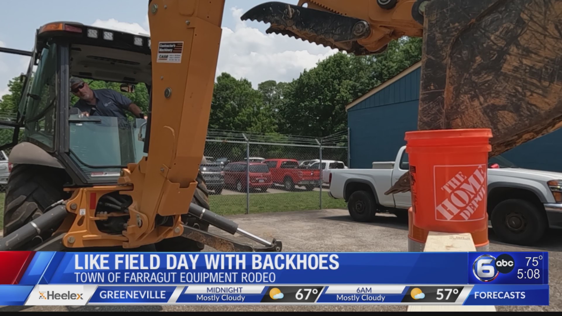 Farragut Equipment Rodeo: Like field day with backhoes – WATE 6 On Your ...