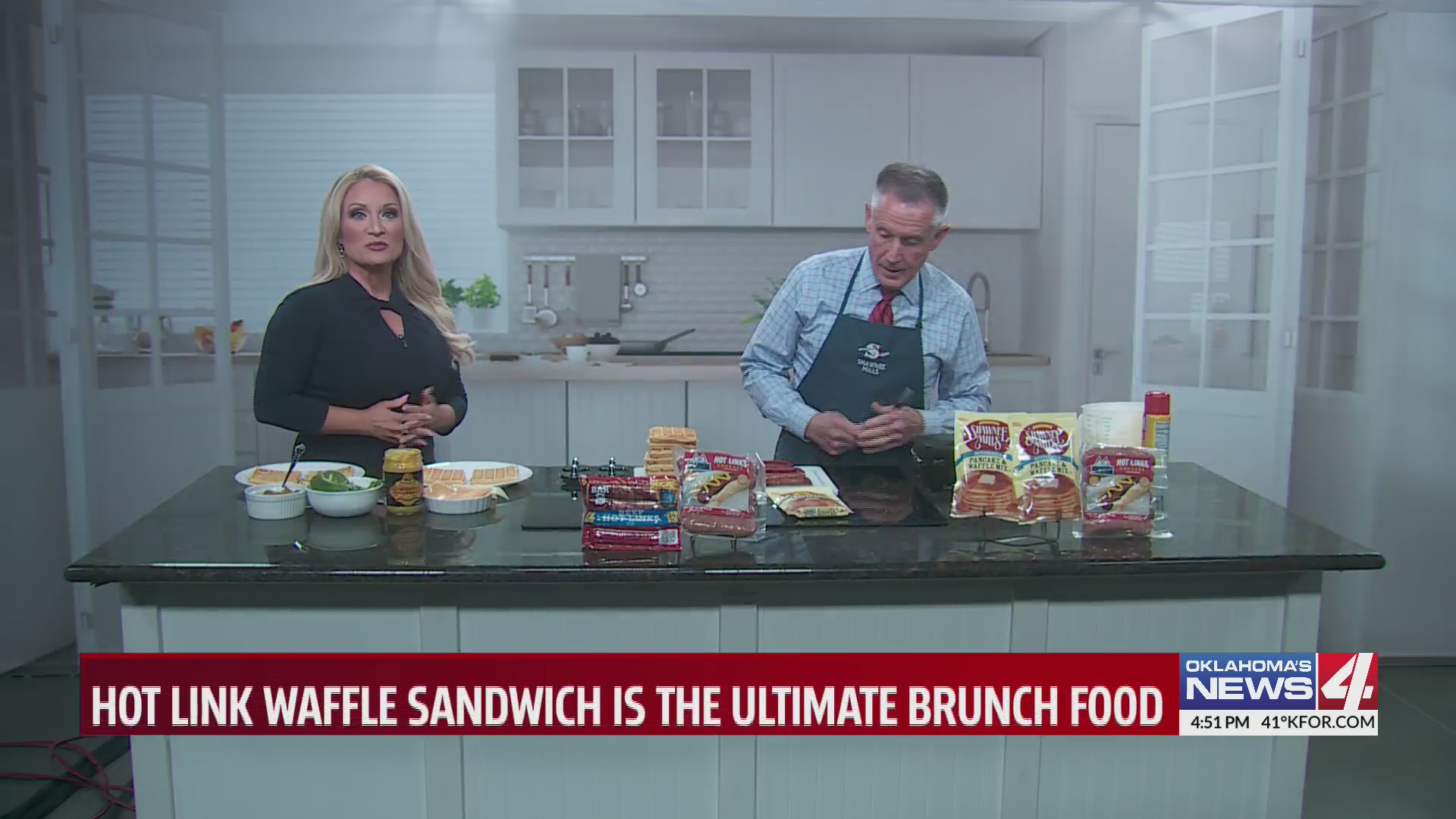 MIO: Hot link waffle sandwich is the ultimate brunch food – KFOR.com ...