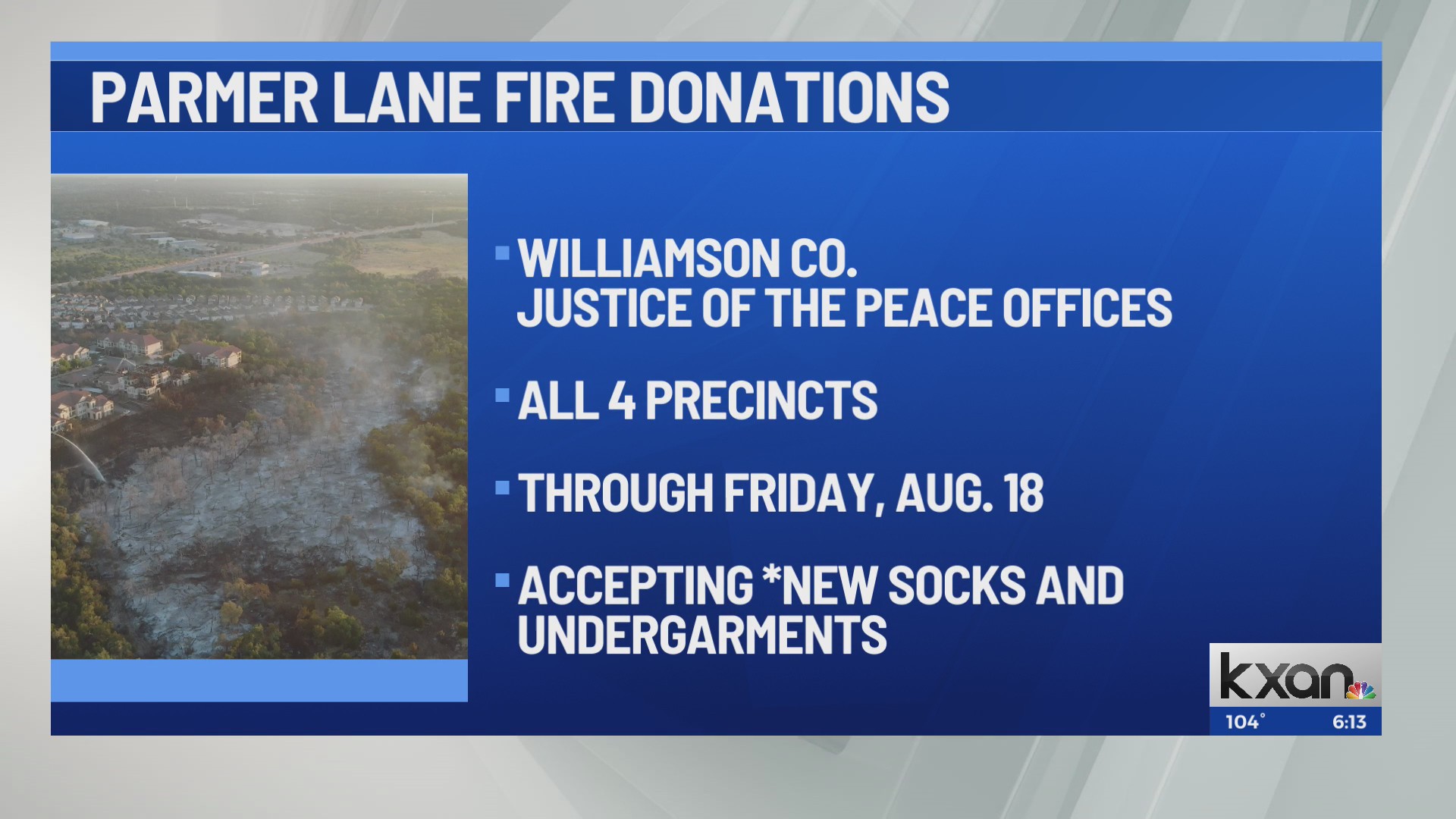 Donation drive for families impacted by recent wildfires – BorderReport