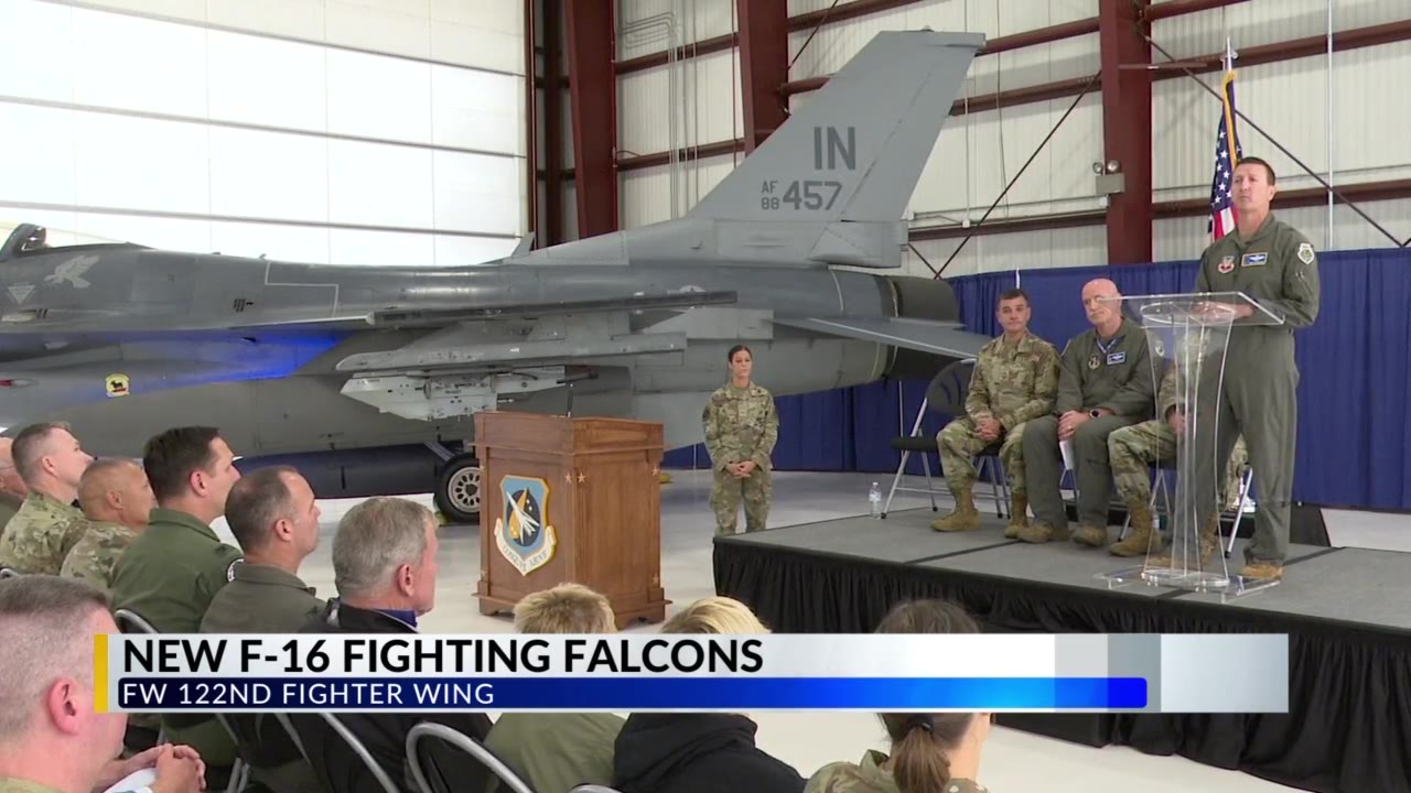122nd Fighter Wing receives first batch of F-16 Fighting Falcons – WANE 15