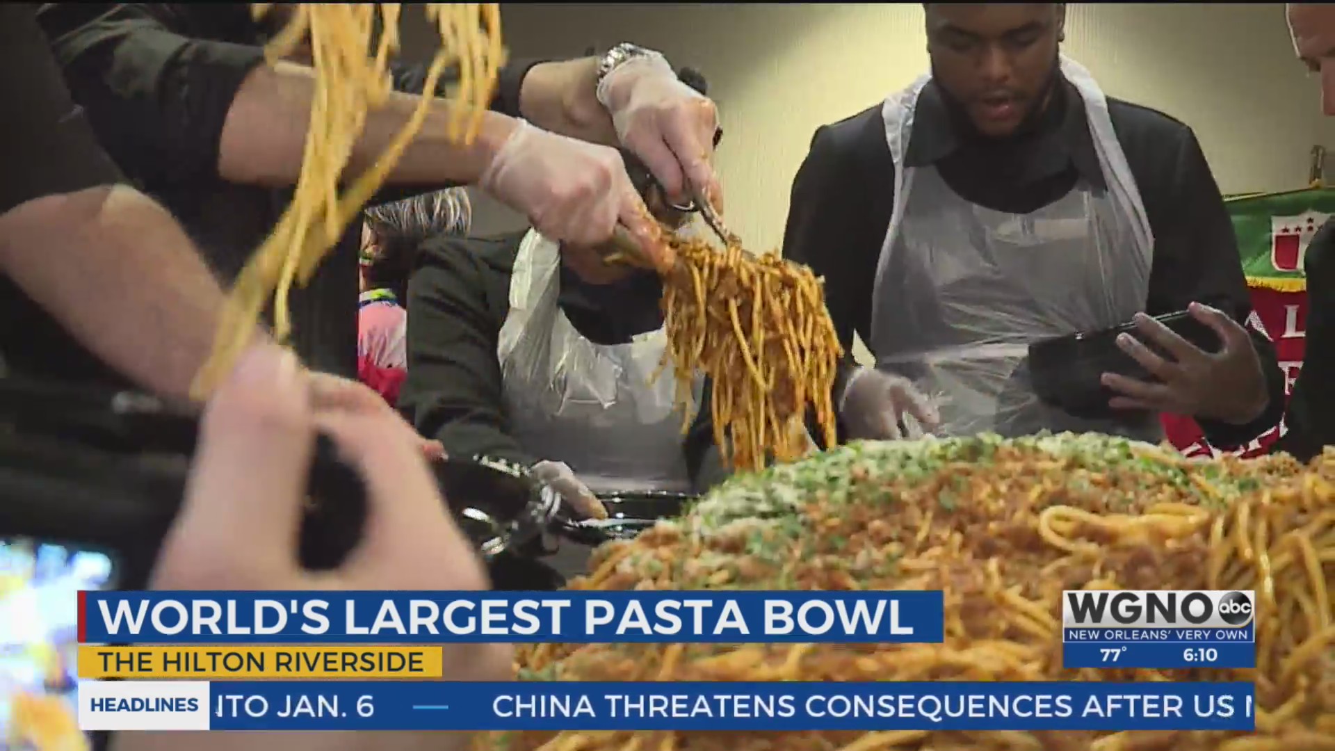 The world’s largest pasta party kicks off in New Orleans – WGNO