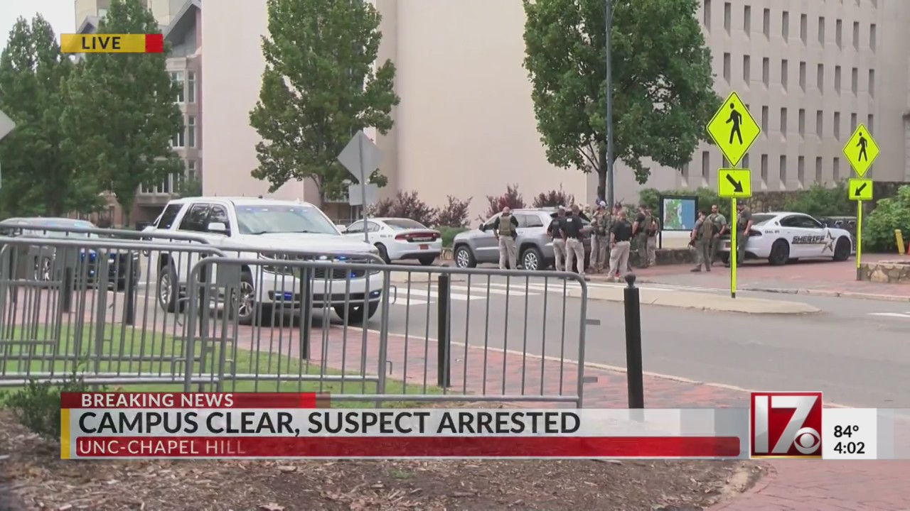 Armed individual arrested for ‘incident’ on UNC-Chapel Hill campus, all ...