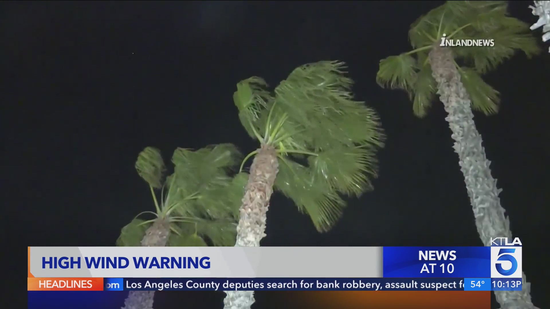 Strong, potentially damaging Santa Ana winds prompt high wind warnings ...