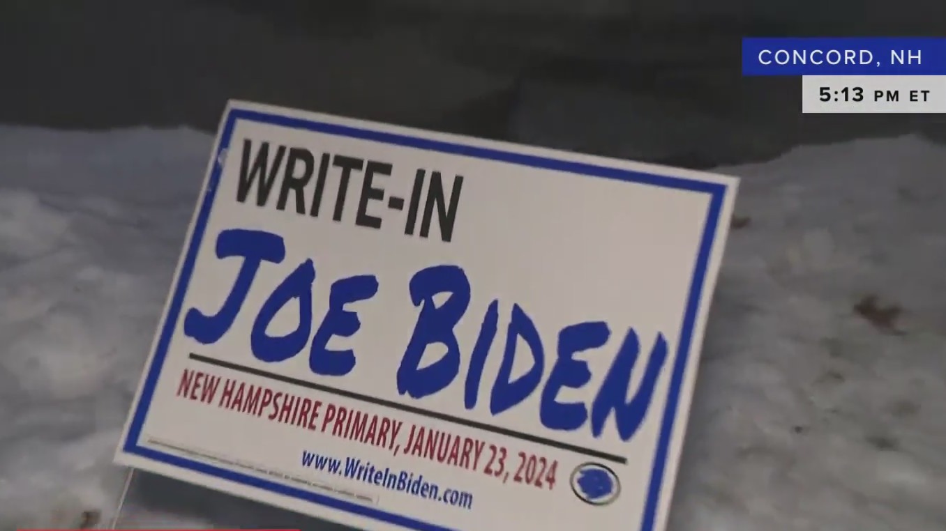 Biden supporters push “write-in” campaign for New Hampshire ballots ...