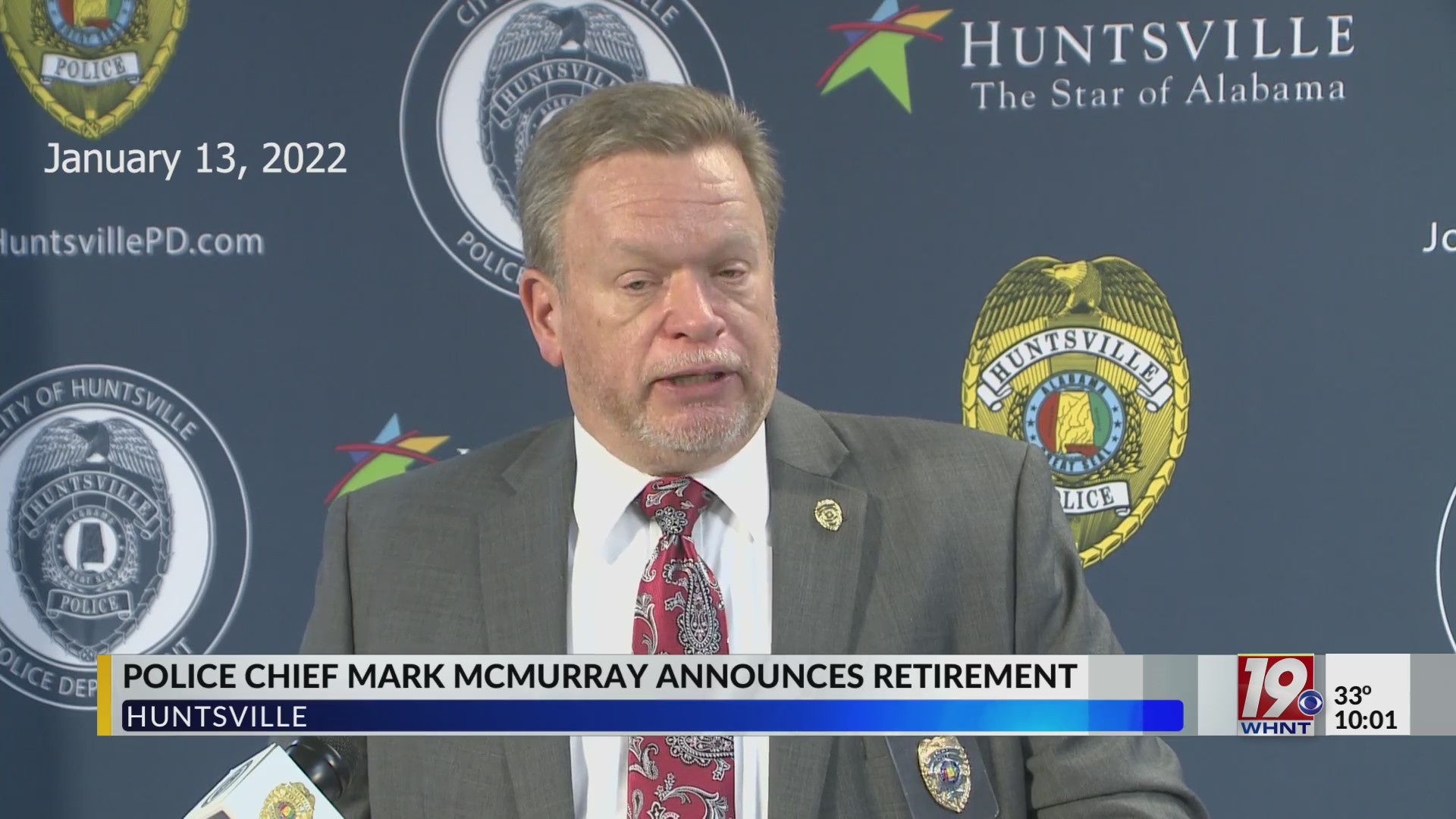 HPD Chief McMurray Announces Retirement – WHNT.com