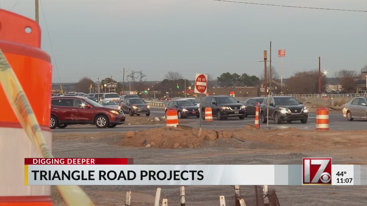 Triangle road projects – CBS17.com