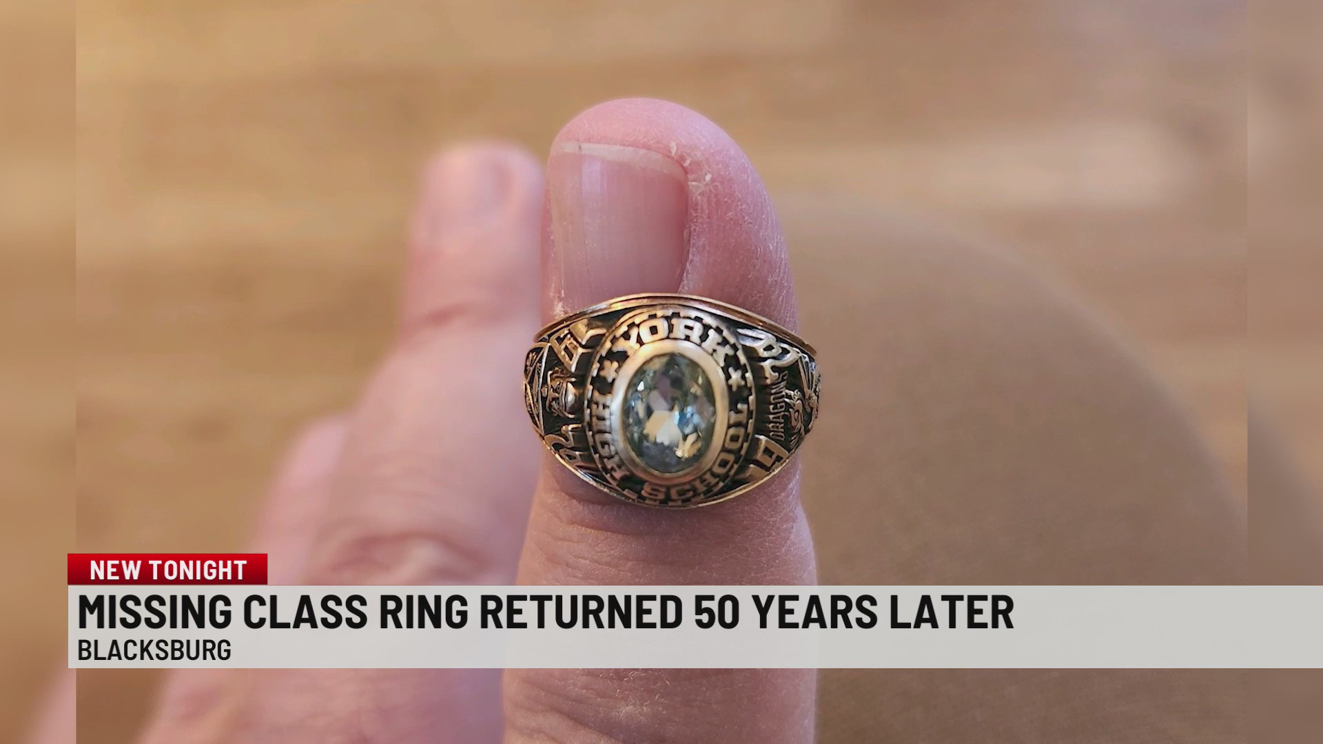 Missing Class Ring Returned 50 Years Later Wspa 7news
