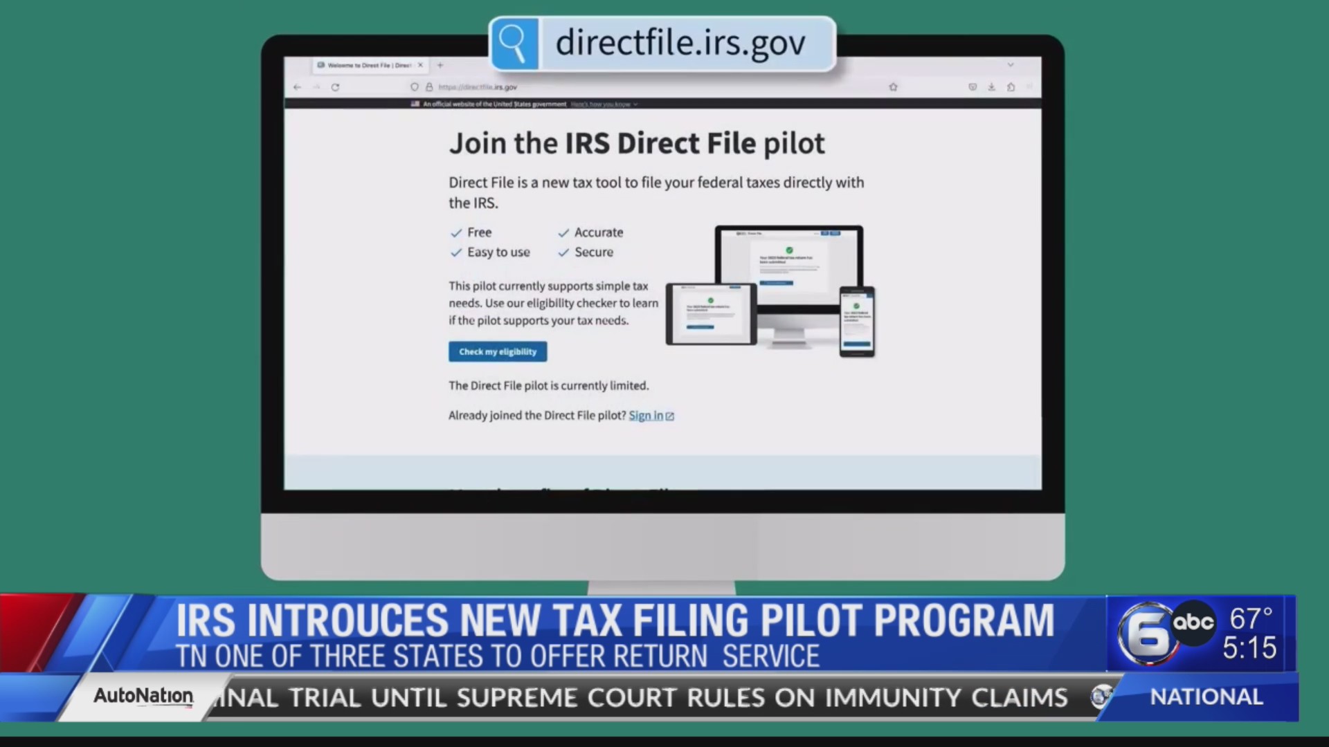 IRS’s free pilot program for online tax filing available in Tennessee ...