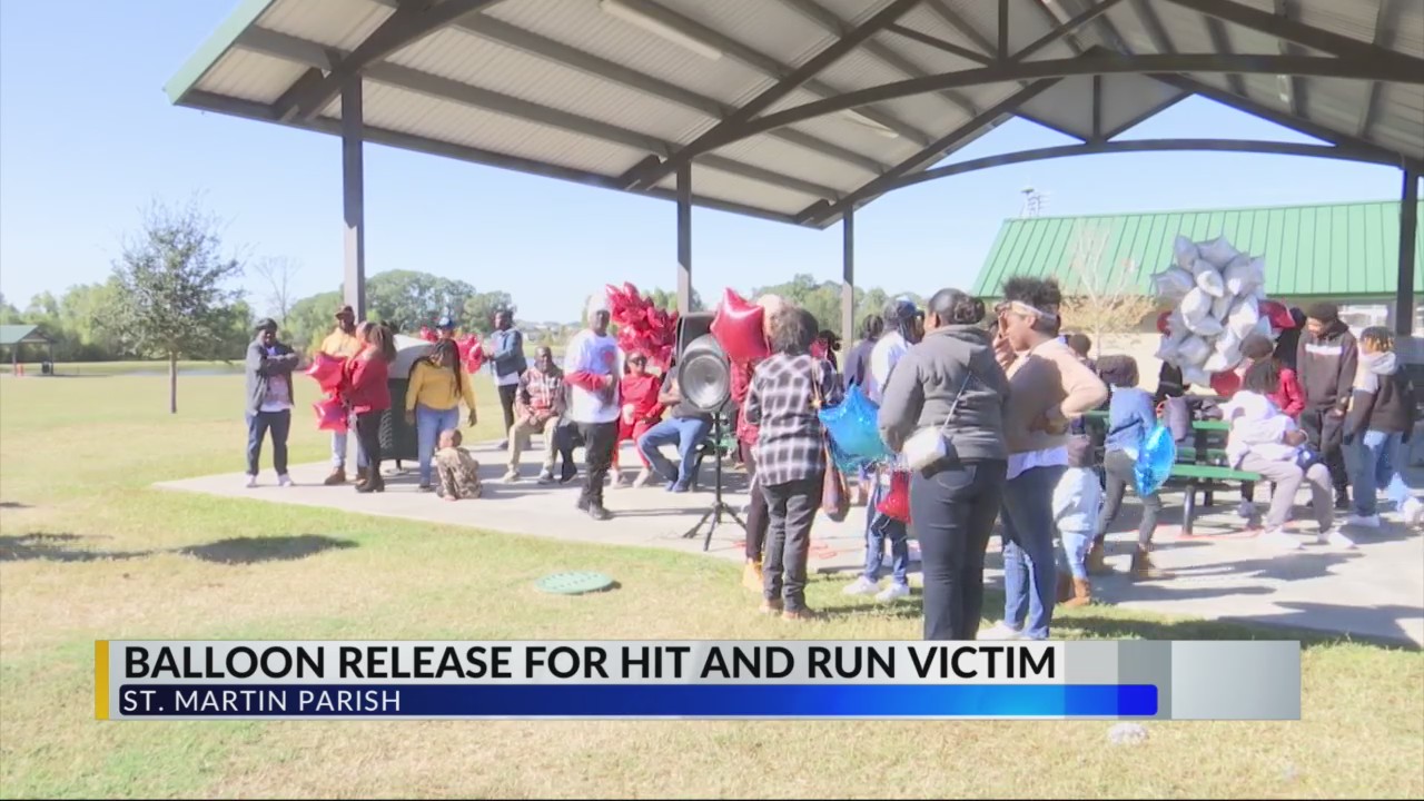 Family remembers hit-and-run victim with balloon release – KLFY.com