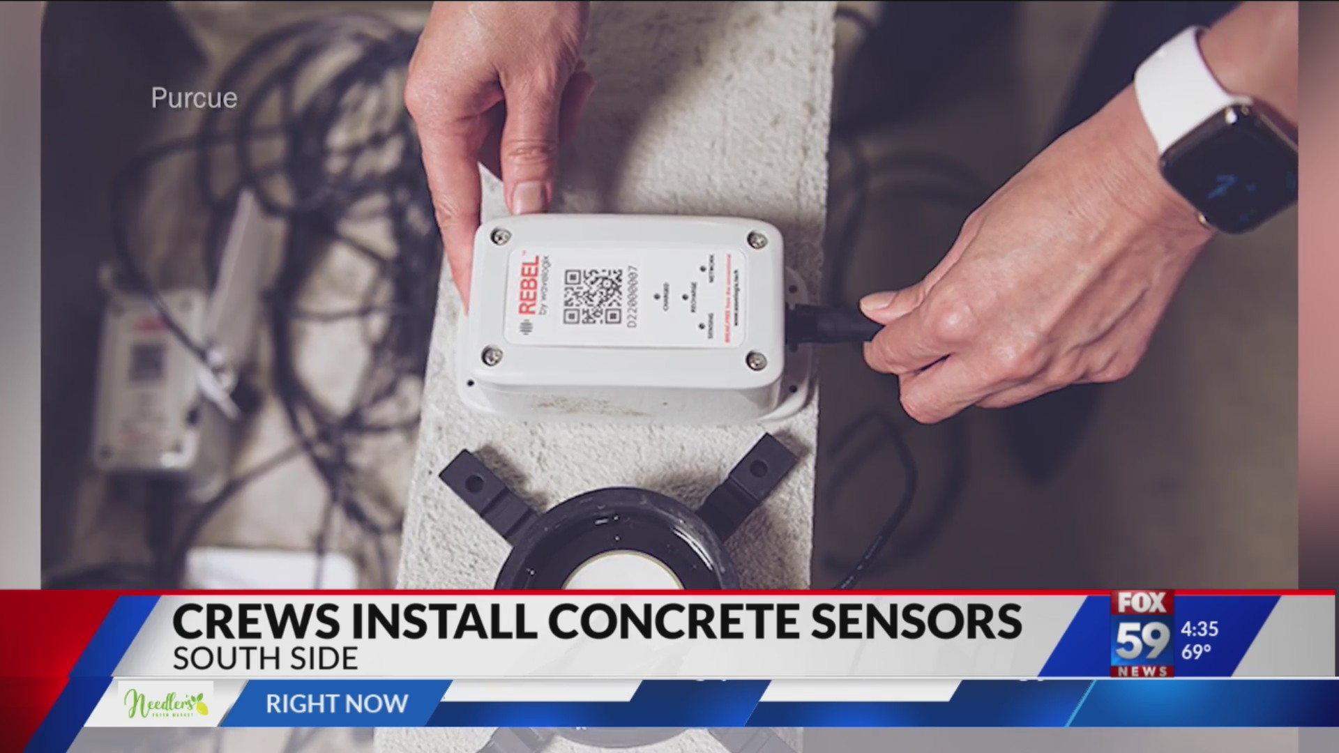 Purdue researchers, INDOT to install sensors to detect potholes – Fox 59