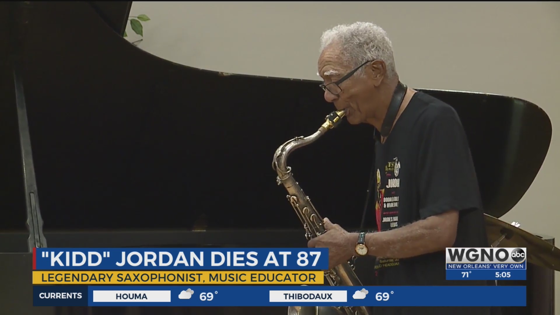 Saxophone master and music educator Edward “Kidd” Jordan dies at 87 – WGNO