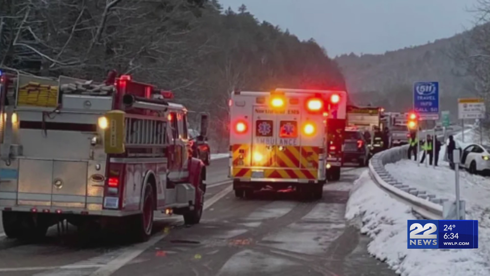 Crews sent to crash on I-91 in Bernardston – WWLP