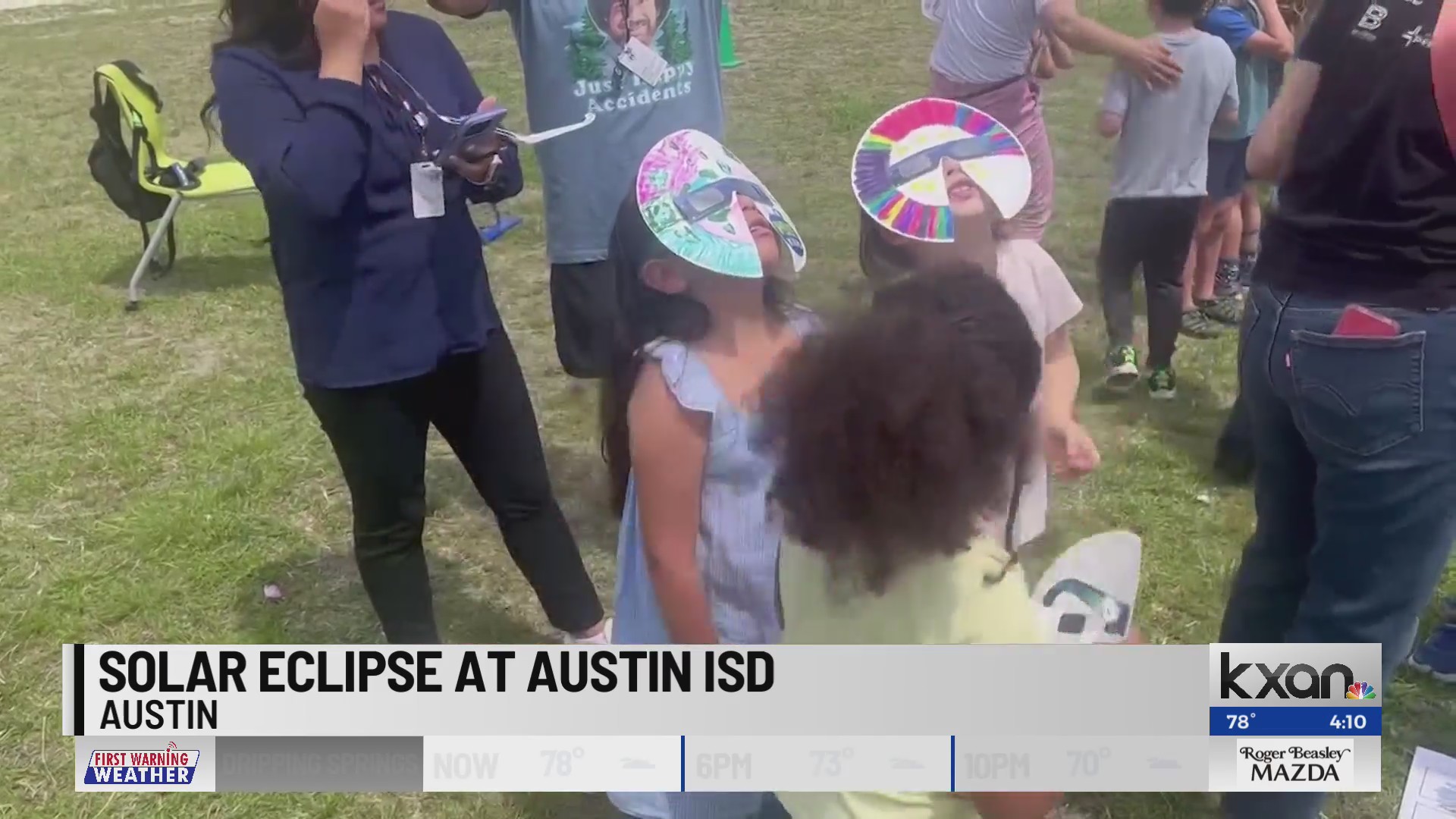 More than 300 students and 100 parents gathered in the grassy field behind Reilly Elementary to ...