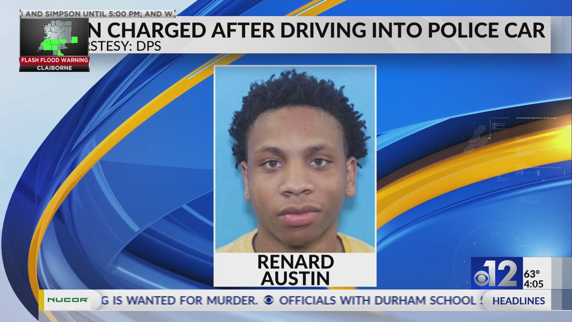Jackson police officer injured after suspect crashes into patrol car – WJTV