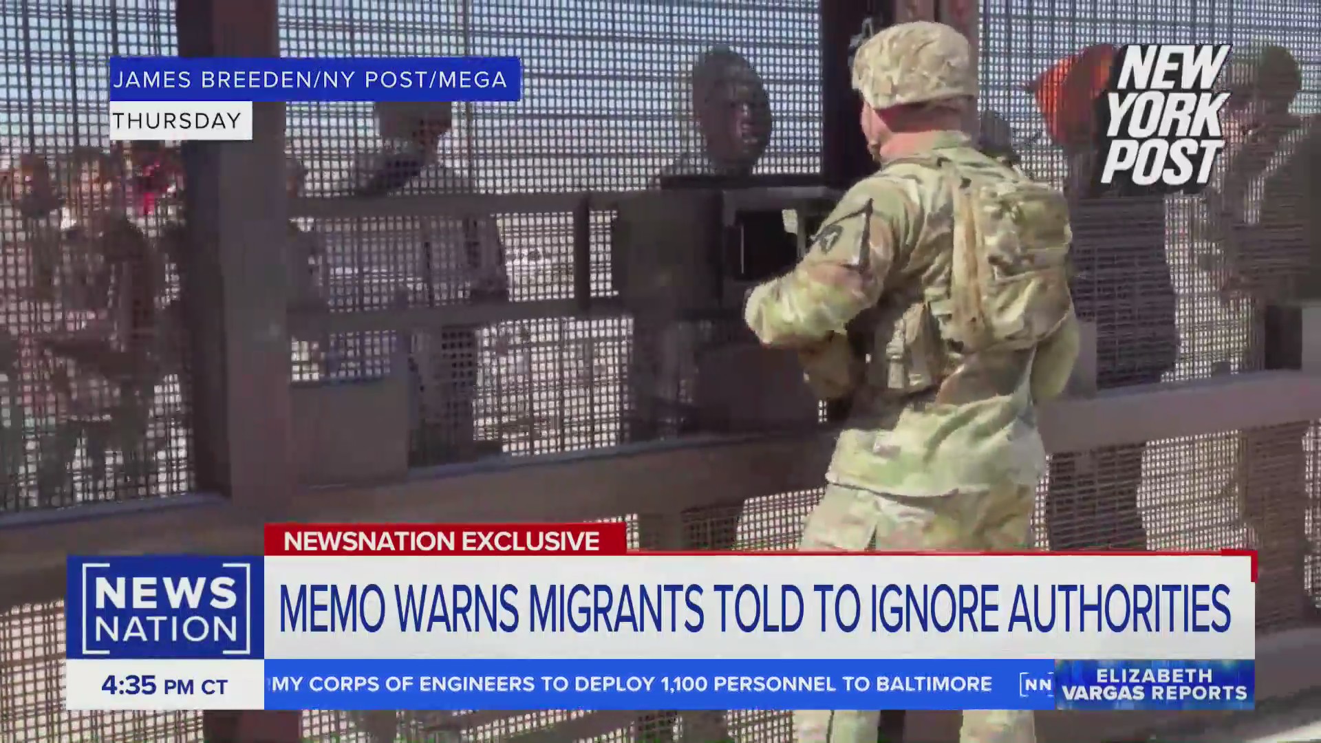 Migrants becoming more aggressive at US border: Memo | Vargas Reports ...