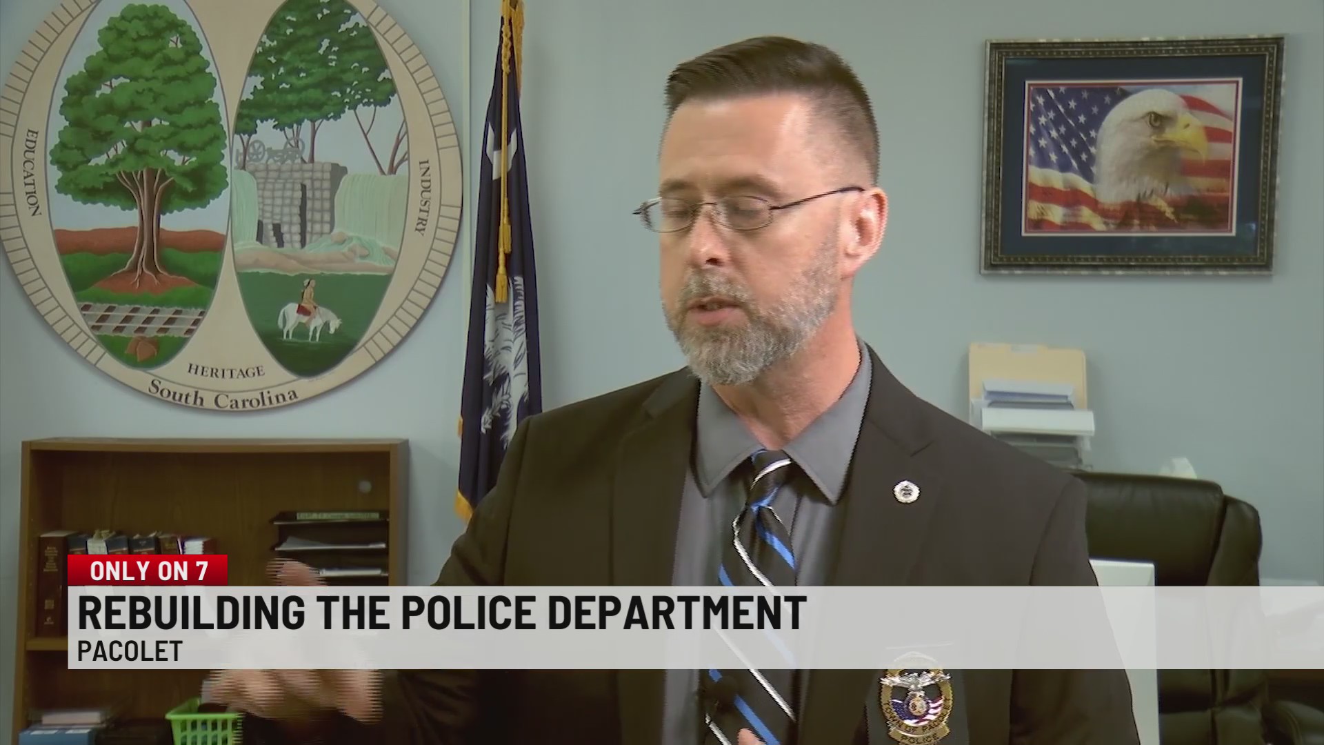 Upstate police chief talks about rebuilding police department – WSPA 7NEWS