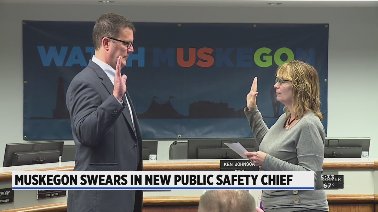 Muskegon swears in new public safety chief – WOODTV.com