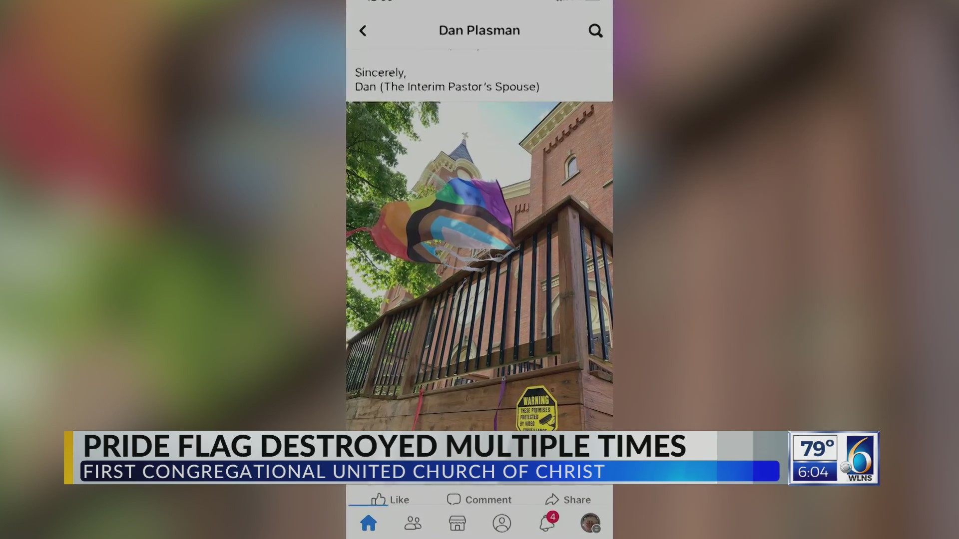 Pride Flag Destroyed Multiple Times – WLNS 6 News