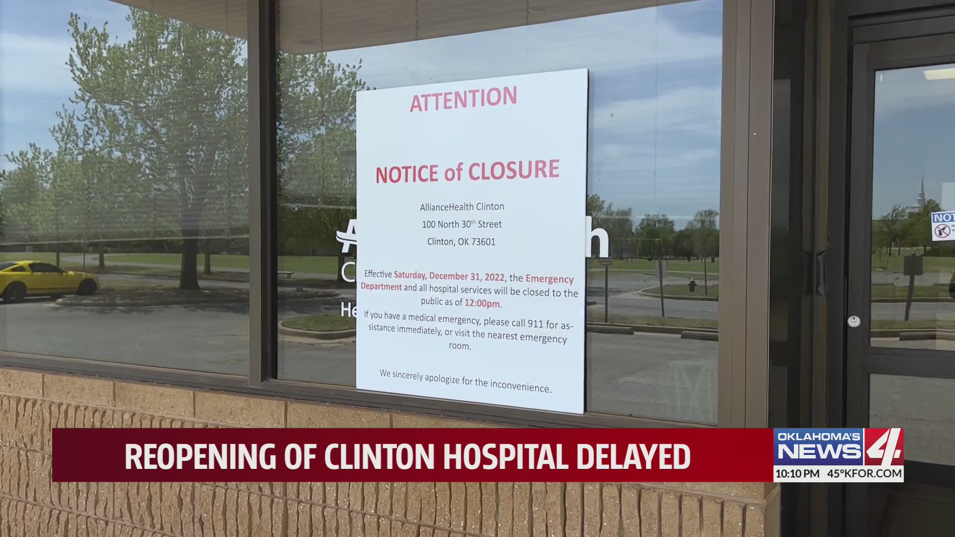 Clinton hospital hit with more setbacks – KFOR.com Oklahoma City