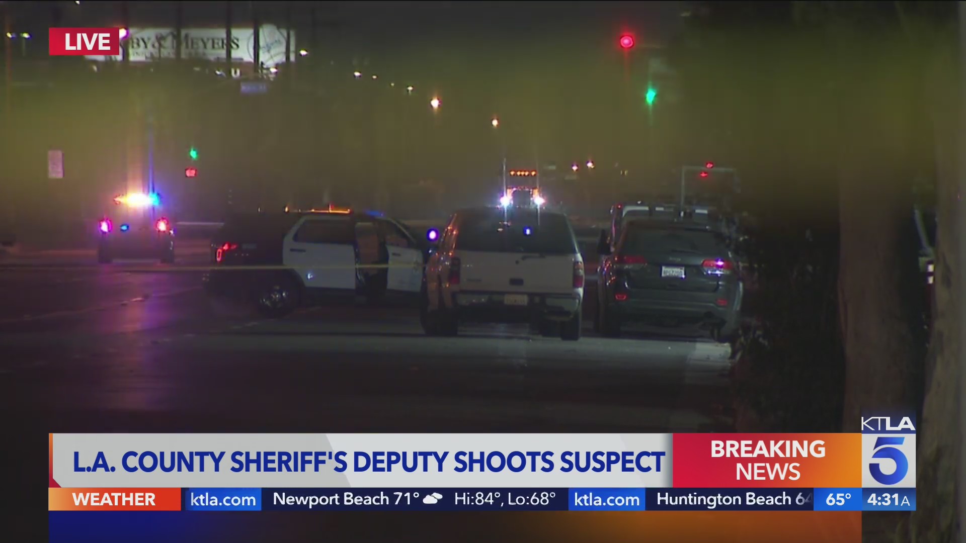 Deputies open fire on suspect in Compton shooting – KTLA