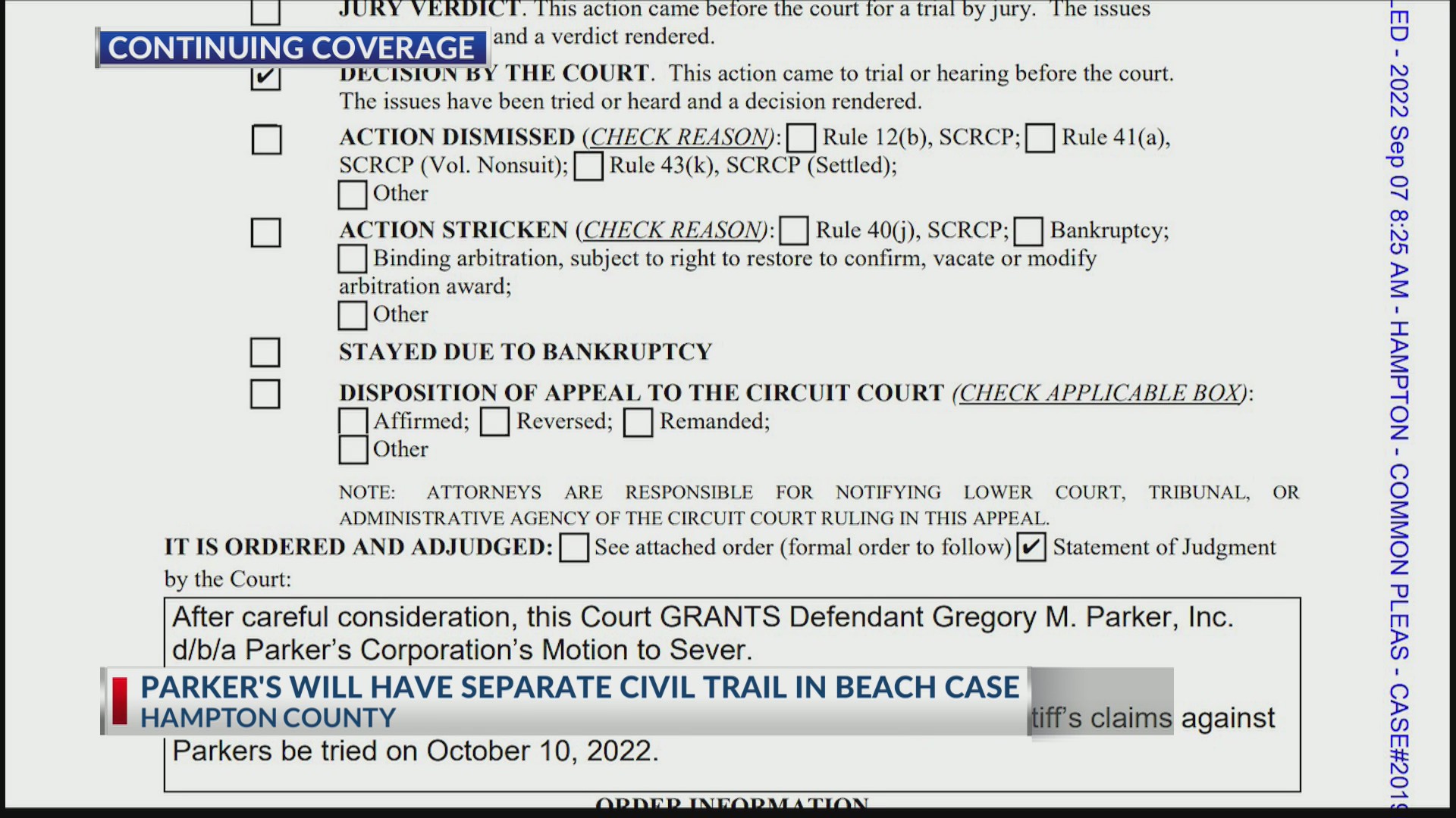 Mallory Beach case: Judge accepts Parker’s request to separate case ...