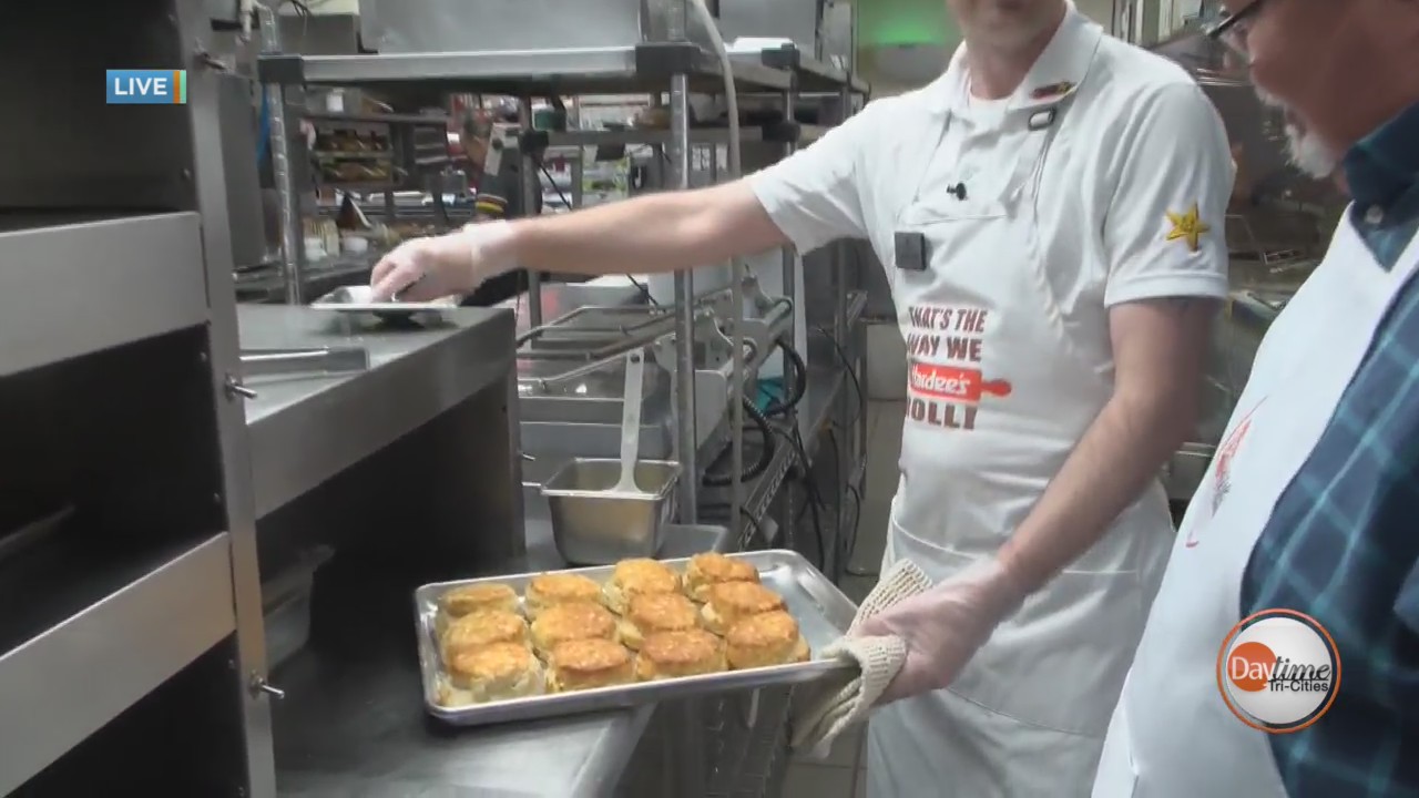 Daytime LIVE with a national Hardee’s biscuit making Champion-Part 3 ...