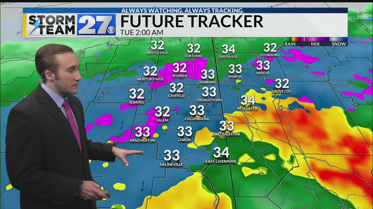 Tracking winter weather Monday into Tuesday – WKBN.com