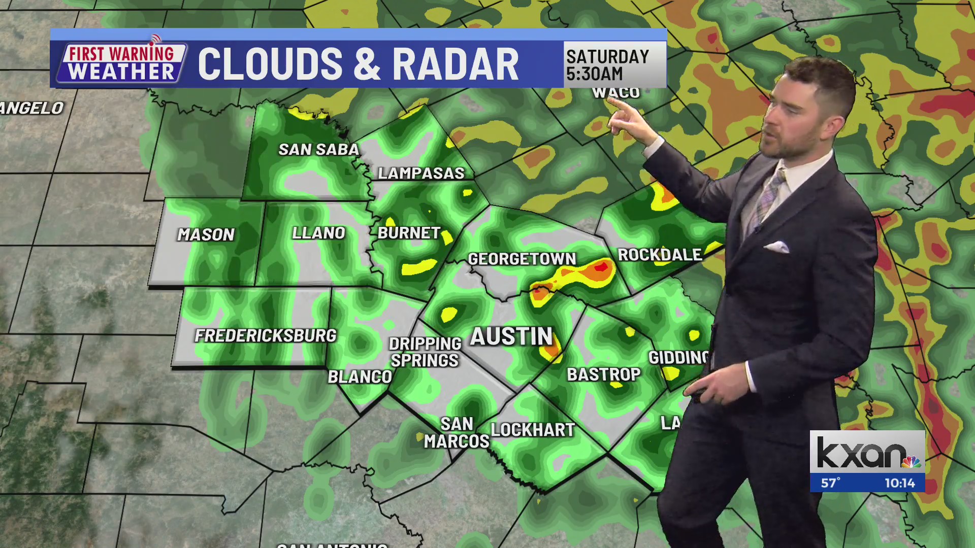 Heavy rain overnight – KXAN Austin