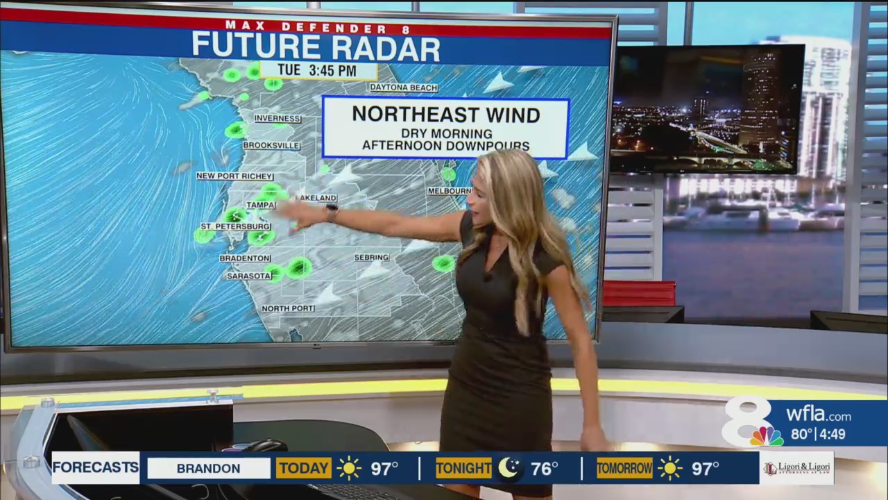 Hot week with isolated rain chances – WFLA