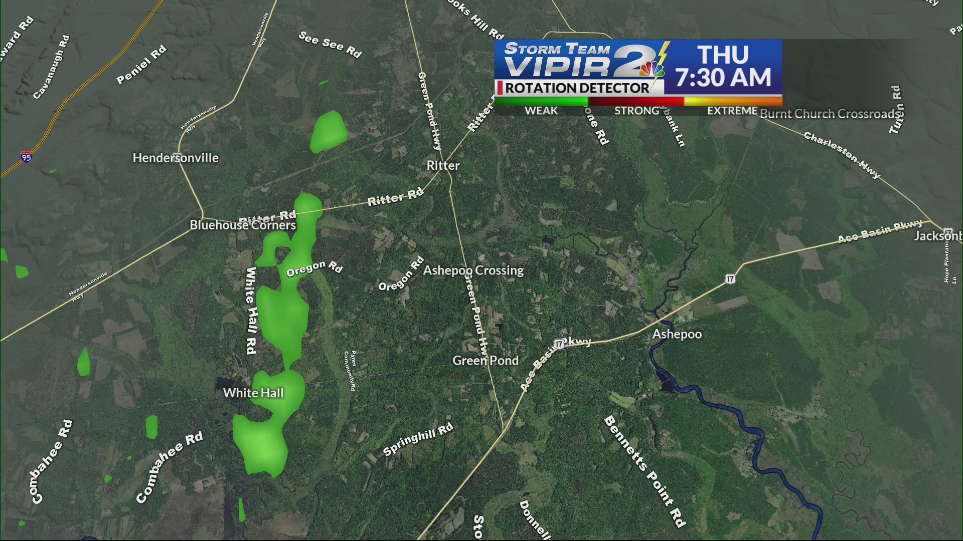 Weak tornado recorded in Walterboro early Thursday – WCBD News 2